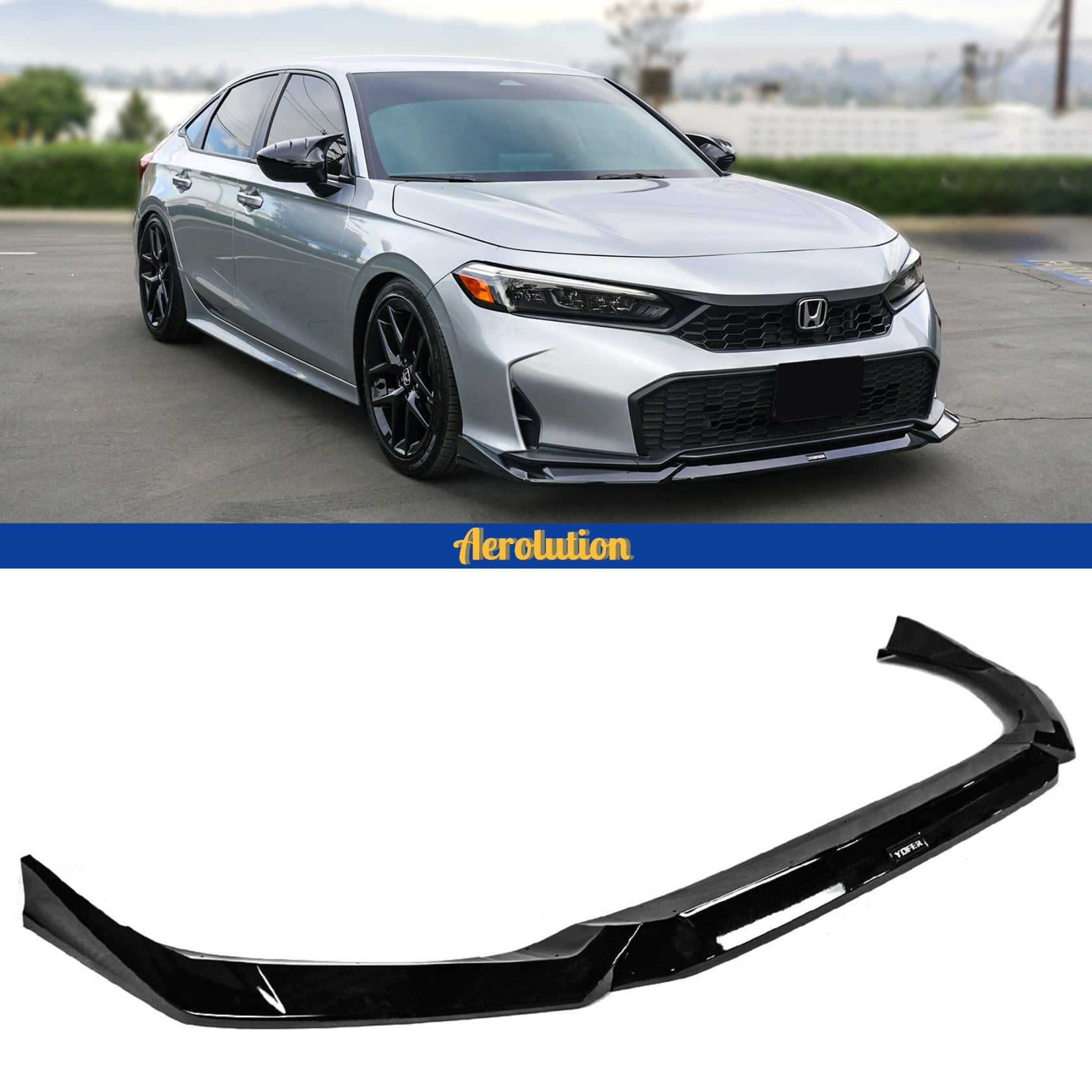 2025+ Honda Civic Yofer Front Lip - AeroLution – Aerolution Motorsports