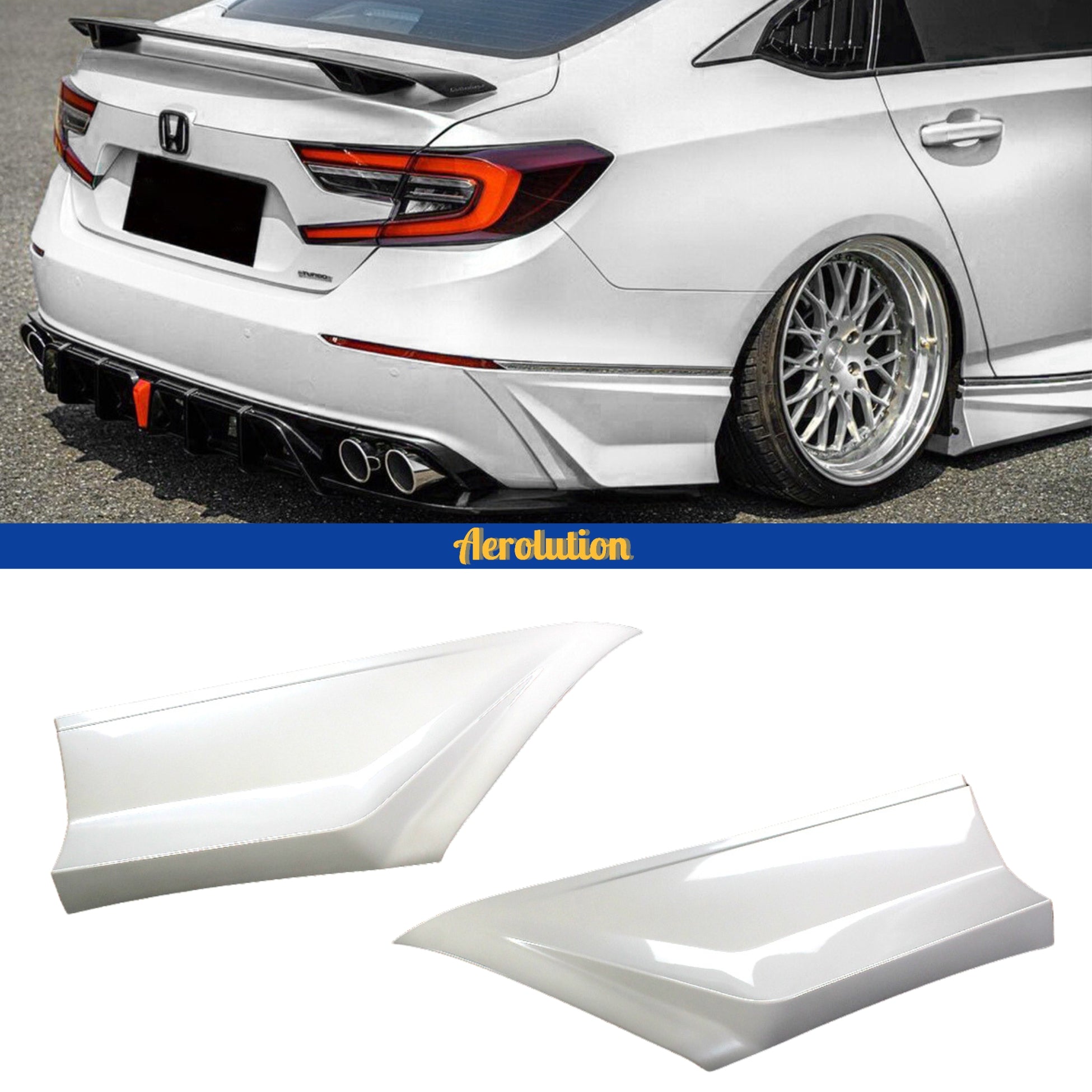 2018-2022 Honda Accord Yofer Design V2 Rear Corner Spats – Aerolution ...
