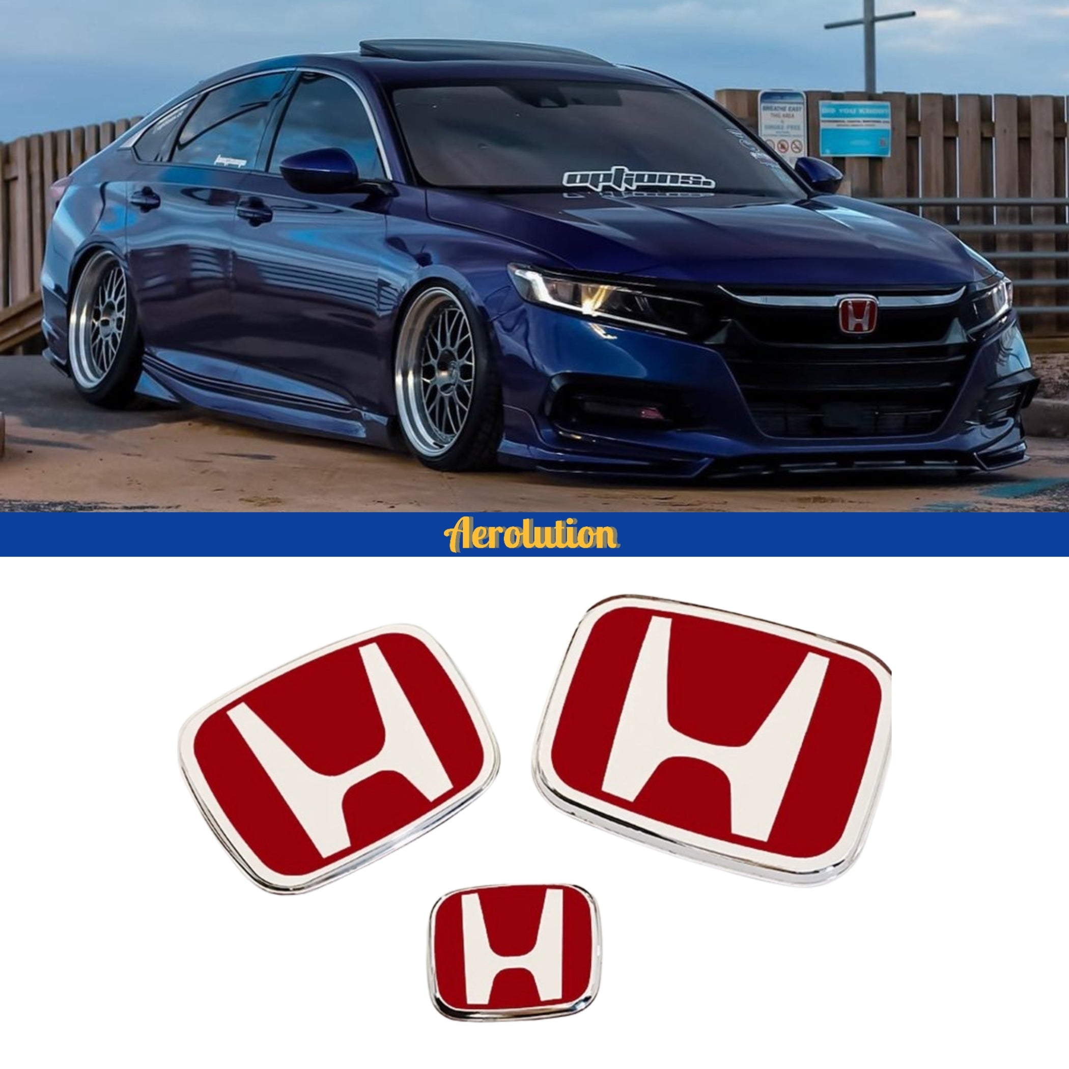 2018-2022 Honda Accord JDM Badges Emblem Set – Aerolution Motorsports