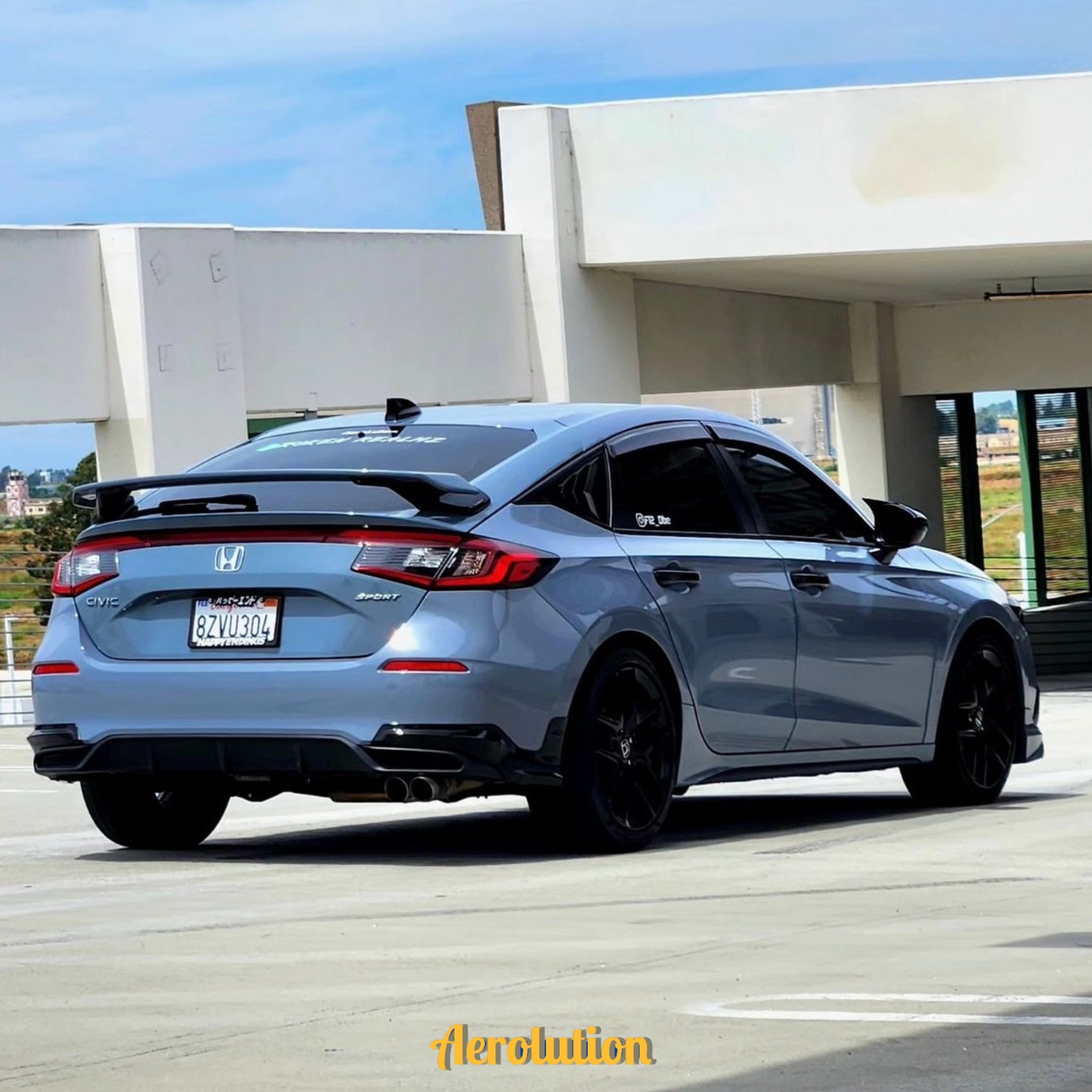 2022 2023 2024 Honda Civic HPD Style Wing Hatchback (FL1 FL2 ...