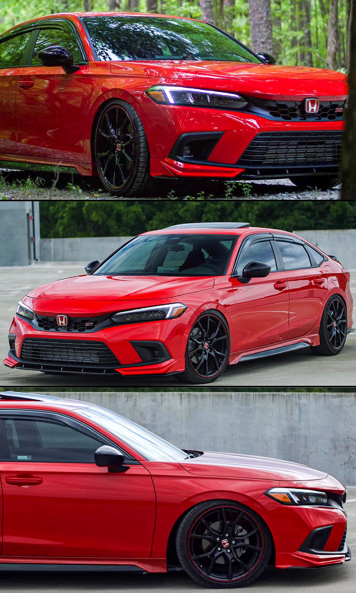 2022-2024 Honda Civic Front Lip MC Style JDM (Fe1 Fe2 Fl1 Fl2 ...