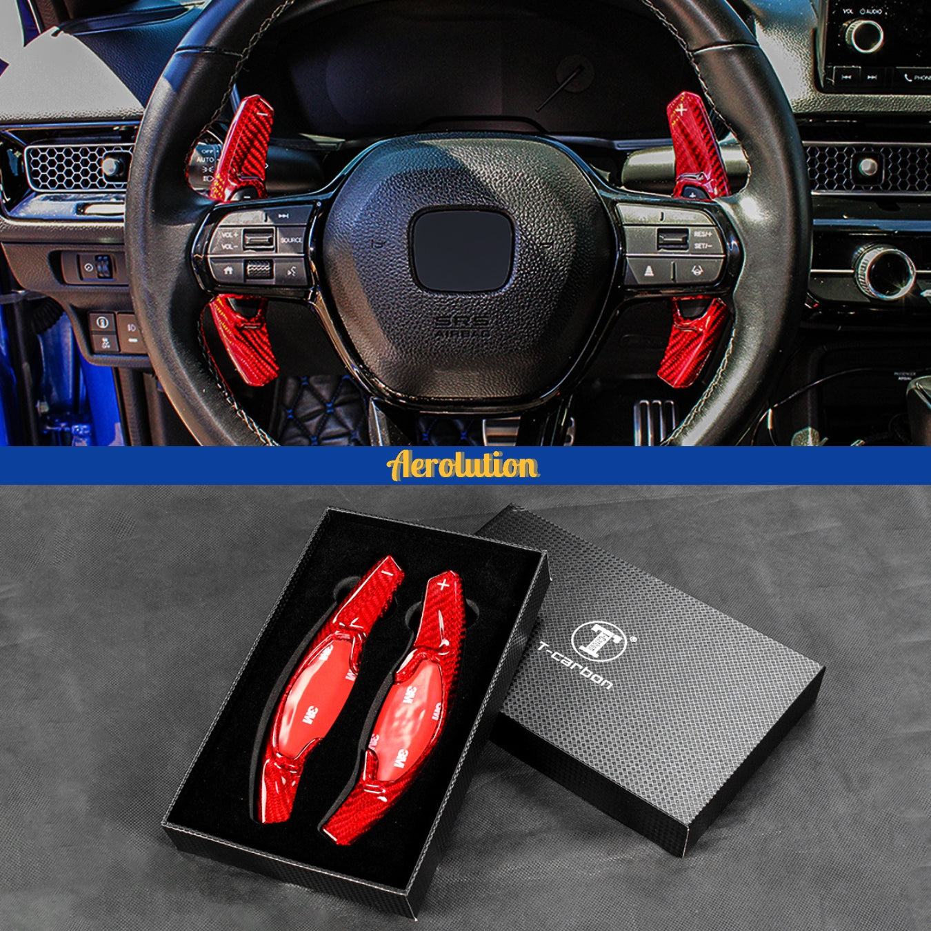 2022-2025 Honda Civic Carbon Fiber Paddle Shifter – Aerolution Motorsports