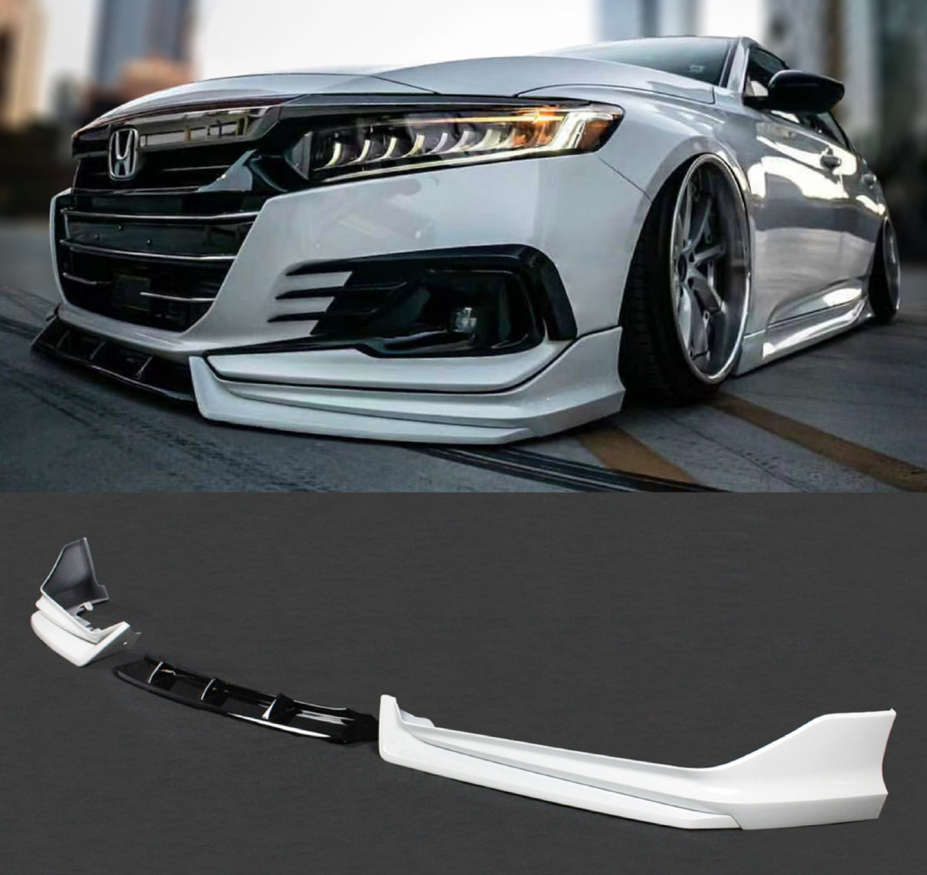2018-2022 10th gen Honda Accord Yofer Front Lip V1 – Aerolution Motorsports