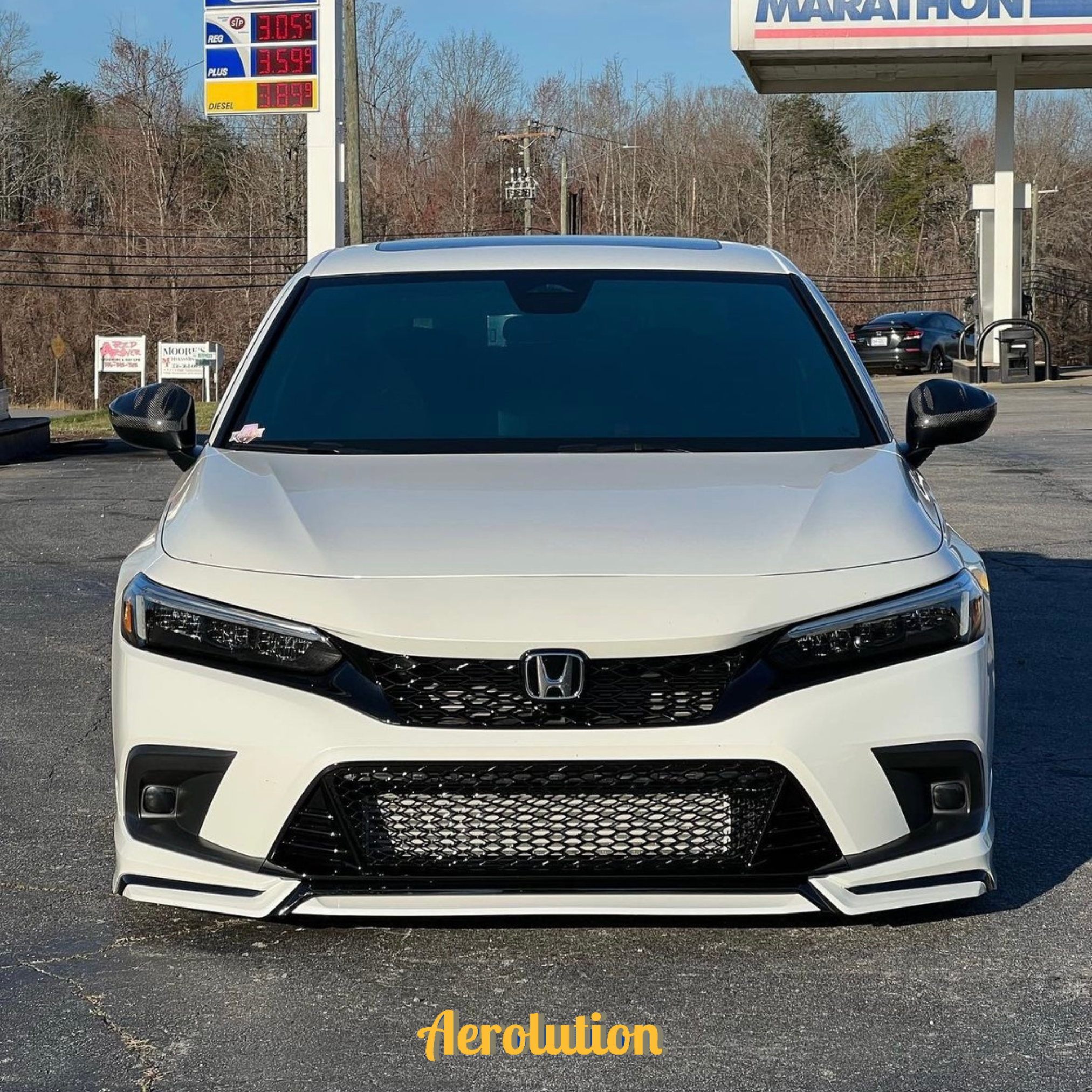 Type-R Style Lower Front Grill For 2022-23 Honda Civic – Aerolution ...