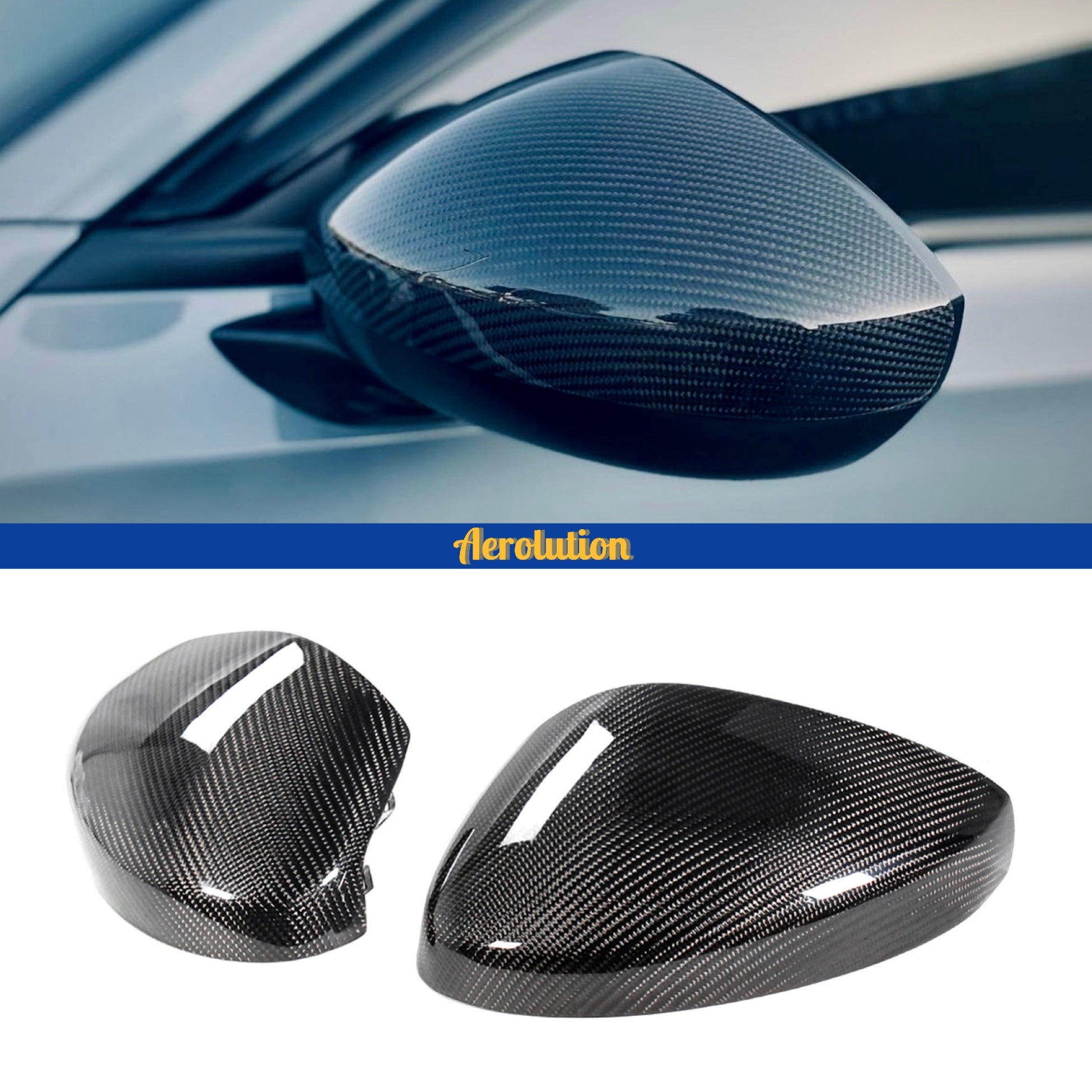 2022-2024 Honda civic Carbon Fiber Mirror Caps V1 Oem Style ...