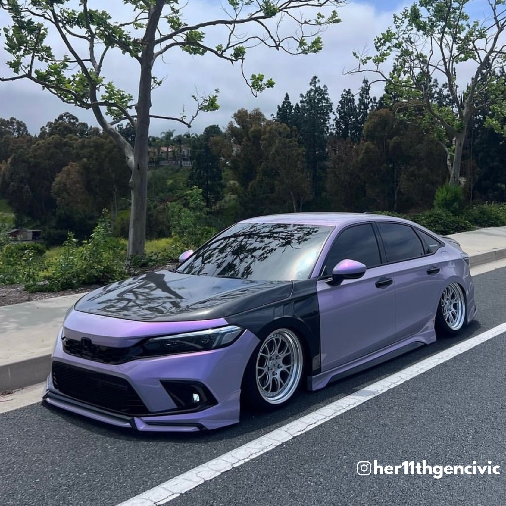 Yofer Side Skirt V1 For 2022-2024 Honda Civic (Si Sedan Hatchback ...