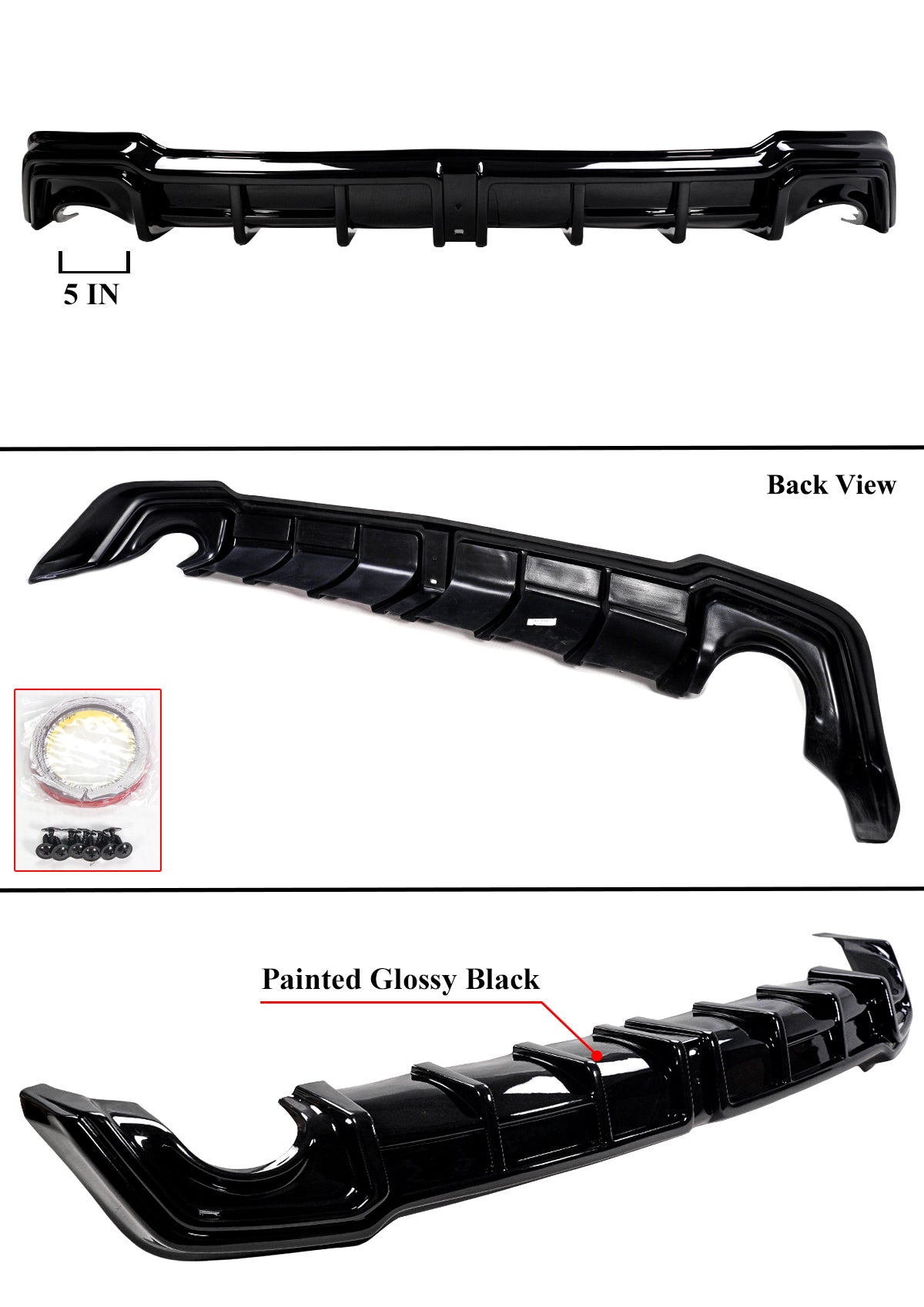 Yofer V2 LED Rear Diffuser For 2022-2024 Honda Civic – Aerolution ...