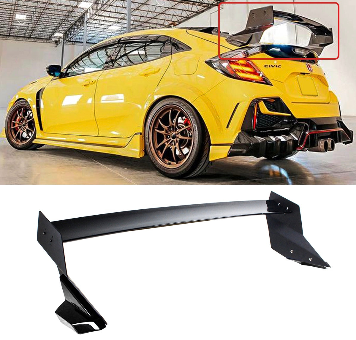 Mugen Style Wing For 2016-2021 Honda Civic – Aerolution Motorsports