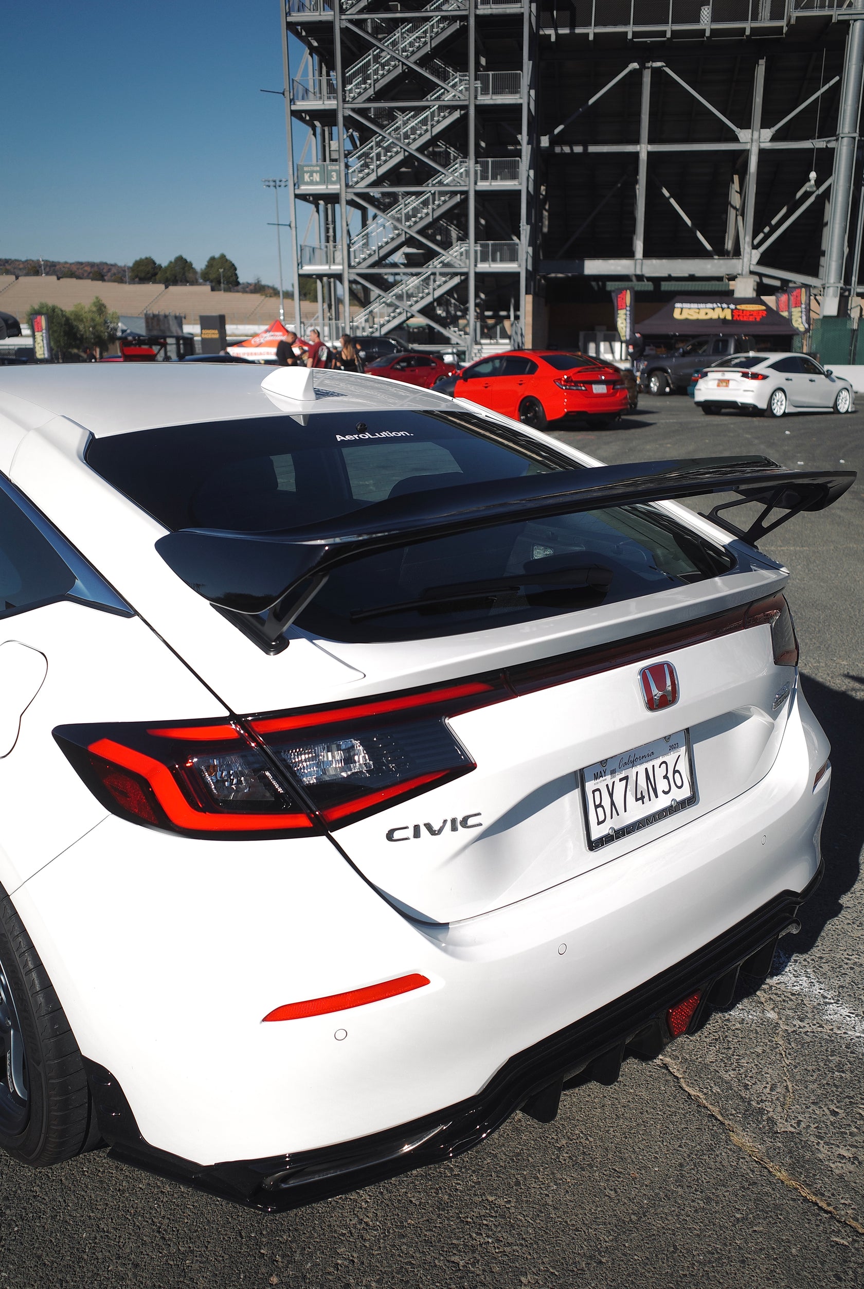 2022 2023 2024 Honda Civic Type-R Style Rear Wing FL1 FL2 – Aerolution ...