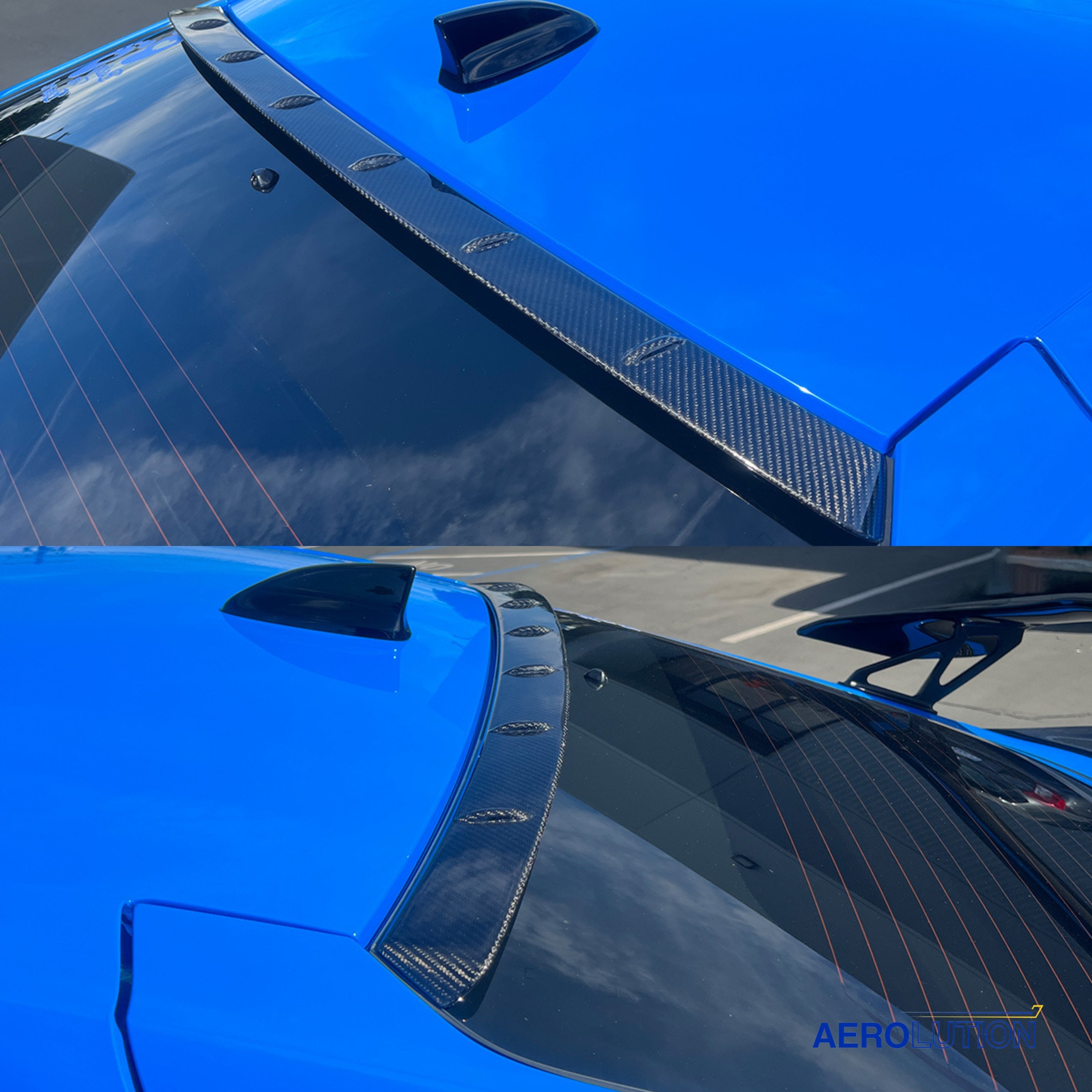 2023-2025 Civic Type-R FL5 Carbon Fiber Roof Spoiler – Aerolution ...