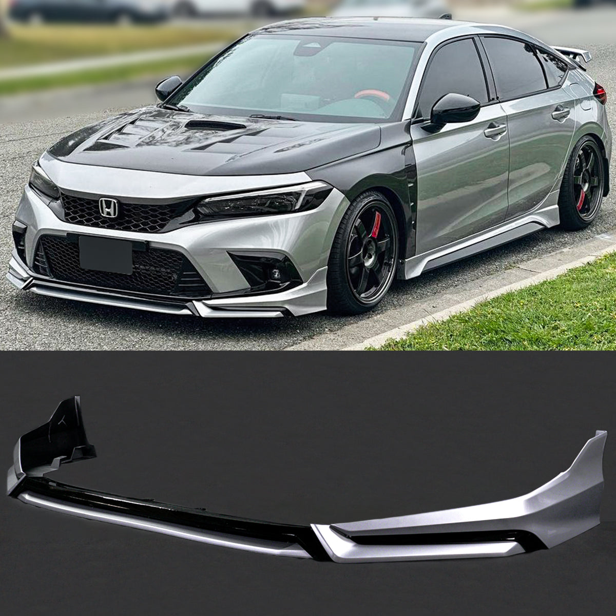 2022-23 Honda Civic Yofer Front Lip V3 – Aerolution Motorsports